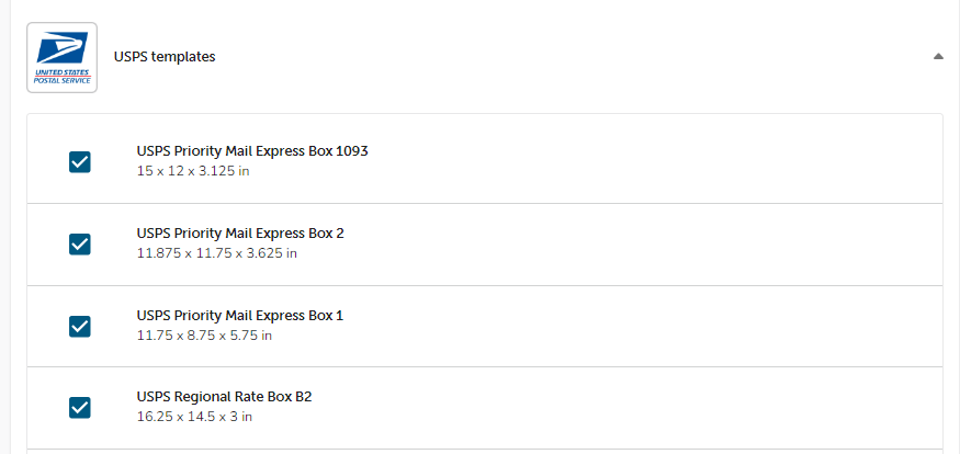 Cart Shipping - USPS